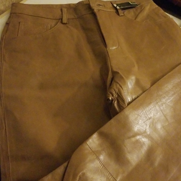 Unknown | Pants & Jumpsuits | Leather Pants Sz 4 | Poshmark